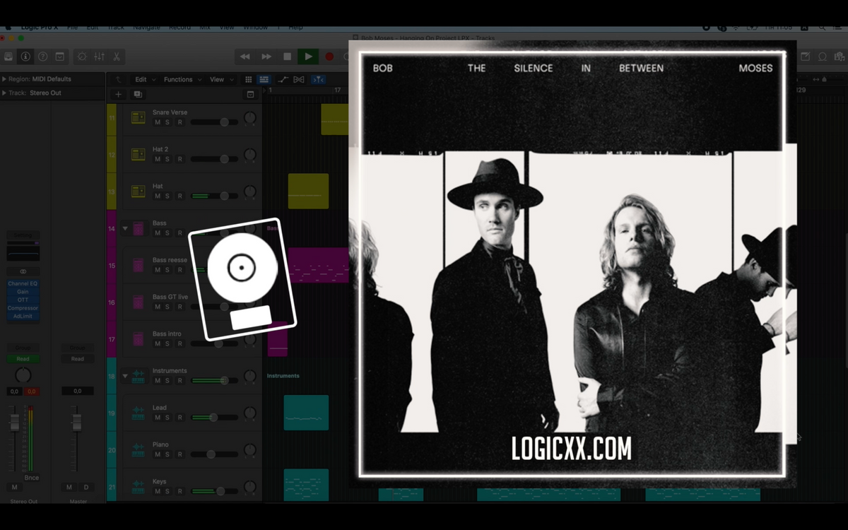 Bob Moses - Hanging On Logic Pro Remake (Dance) – logicxx