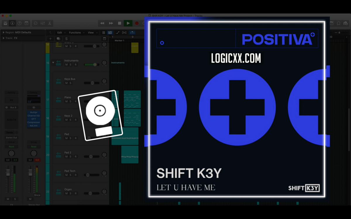 Shift K3Y - Let U Have Me Logic Pro Remake (Dance) – logicxx
