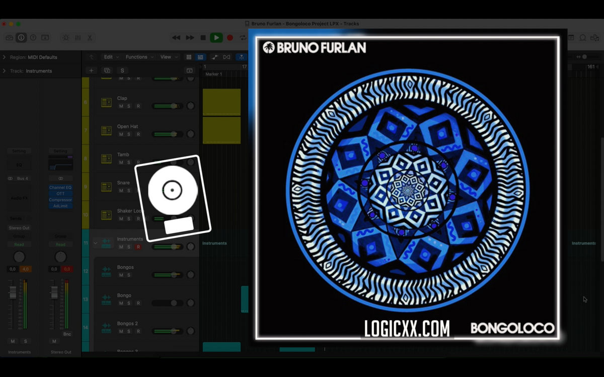 Bruno Furlan - Bongoloco Logic Pro Remake (Tech House) – logicxx
