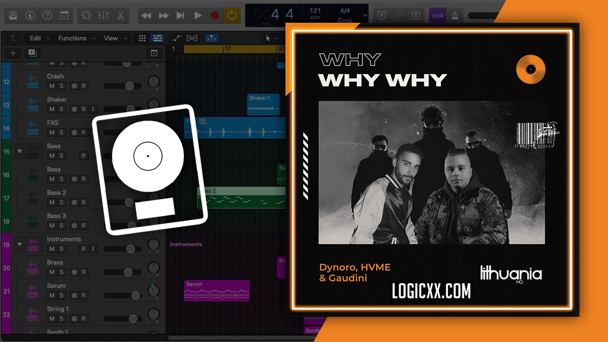 Dynoro, HVME & Gaudini - WHY WHY WHY Logic Pro Remake (Dance) – logicxx