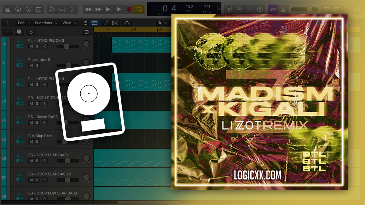 Madism & Kigali - BTL (Lizot Remix) Logic Pro Remake (Dance) – logicxx