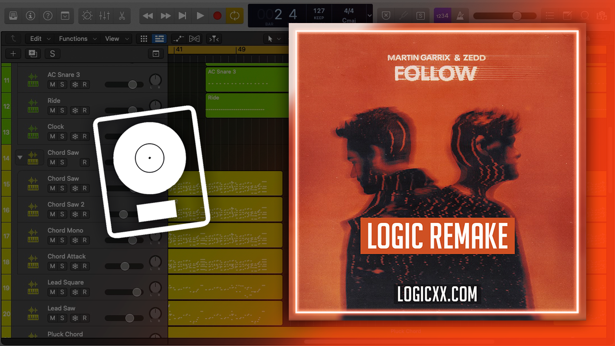 Martin Garrix & Zedd - Follow Logic Pro Remake (Dance) – logicxx