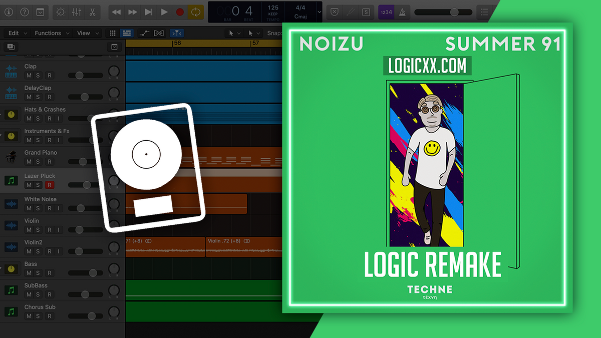 Noizu - Summer 91 Logic Pro Template (Piano House) – logicxx