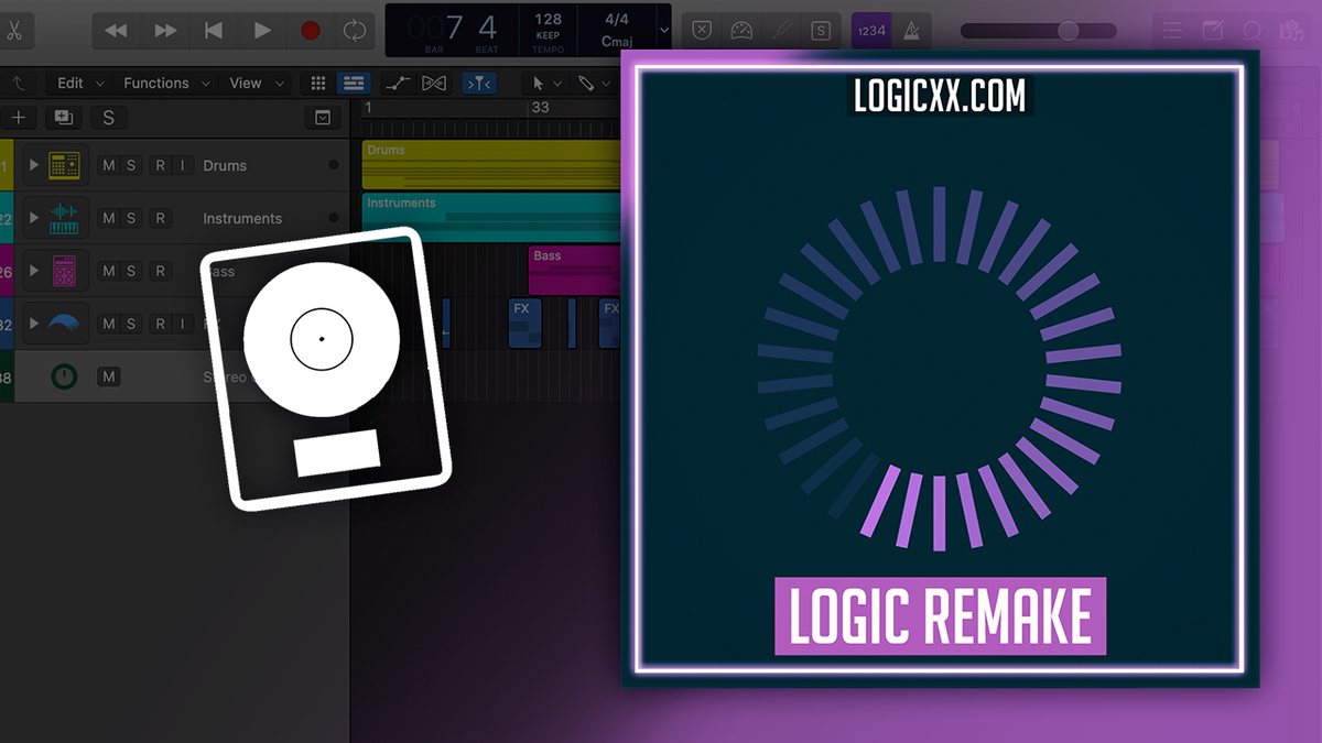 Orbital - Chime (Eli Brown Remix) Logic Pro Remake (Dance) – logicxx