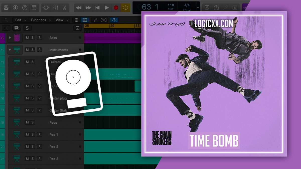 The Chainsmokers - Time Bomb Logic Pro Remake (Dance) – logicxx