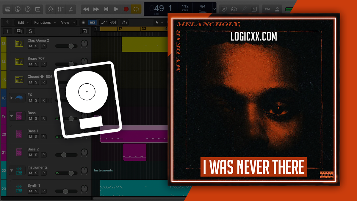 The Weeknd - I Was Never There ft Gesaffelstein Logic Pro Remake (Pop ...