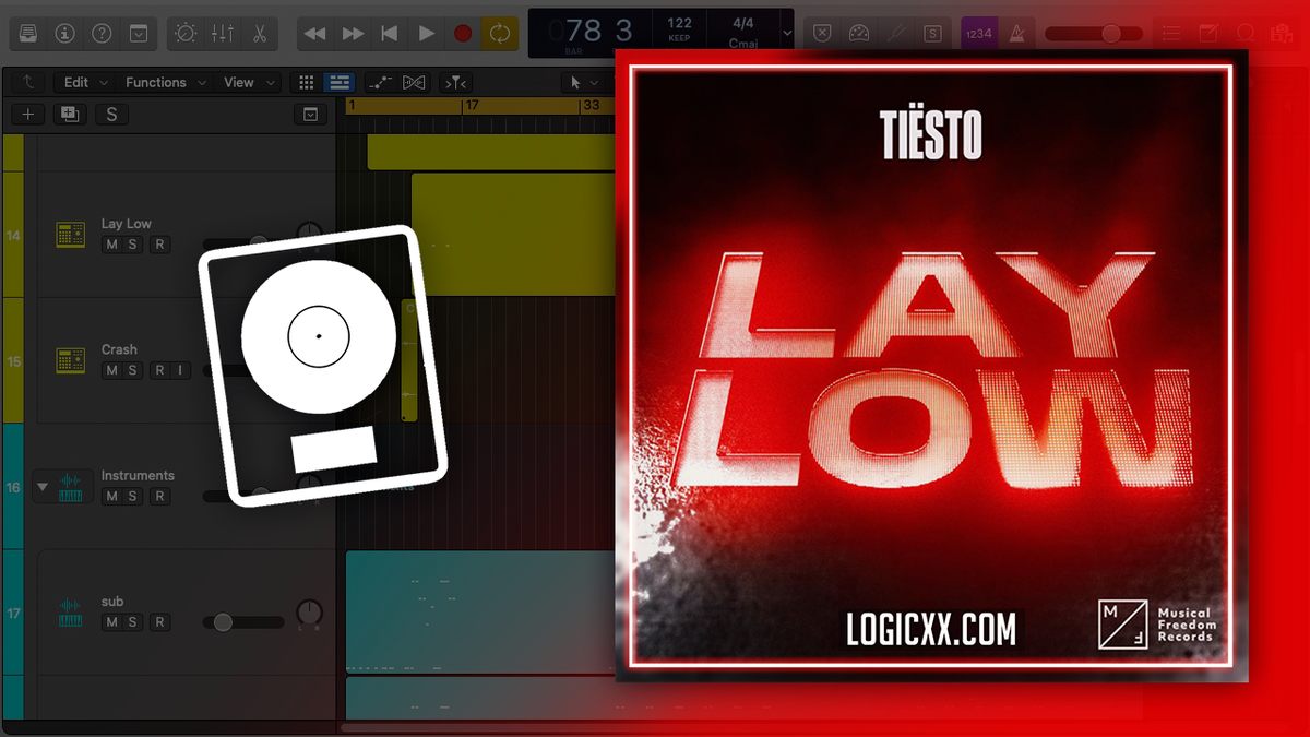 Tiësto - Lay Low Logic Pro Remake (Dance) – logicxx