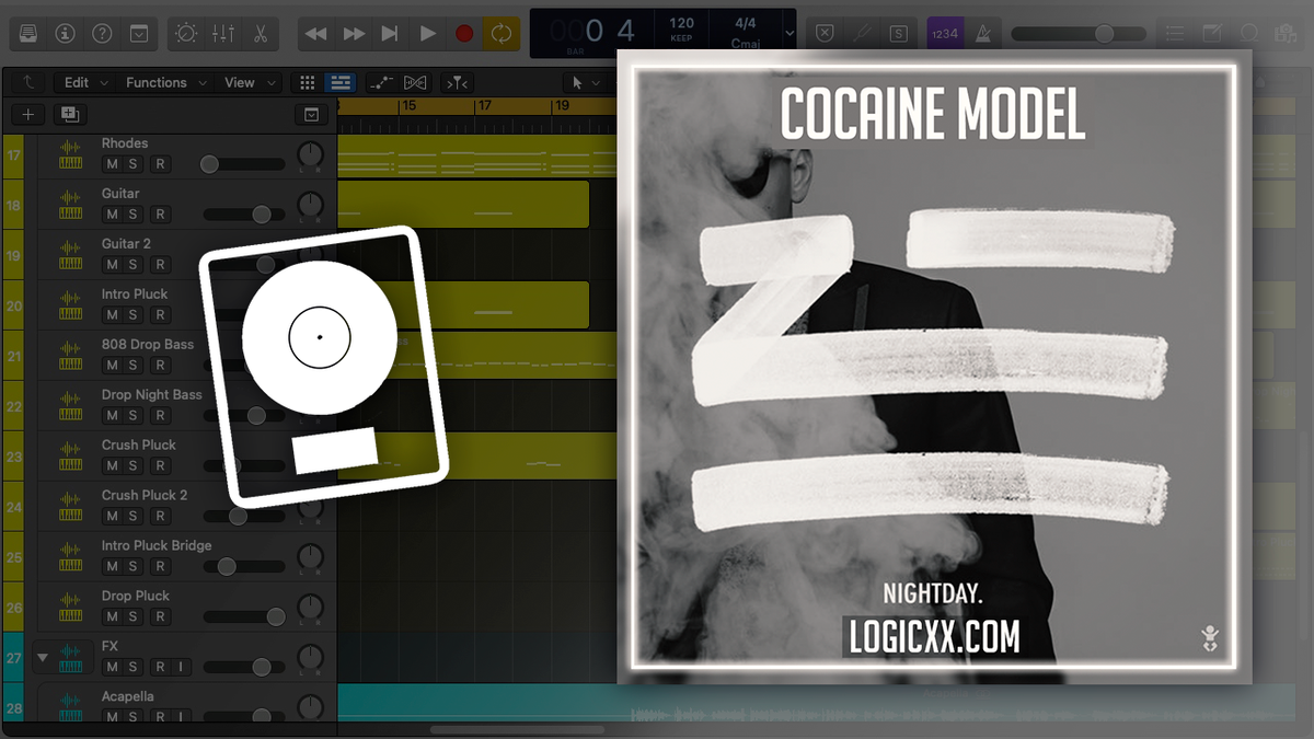 ZHU - Cocaine Model Logic Pro Remake (House) – logicxx